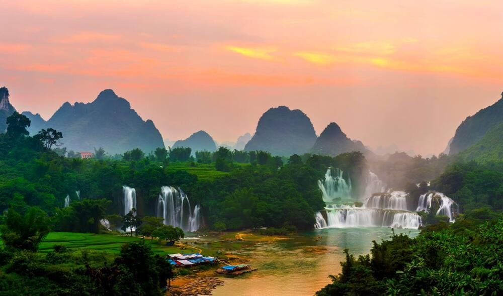 Vietnam Airlines | Ban Gioc Waterfall Vietnam – A Majestic Symphony of ...