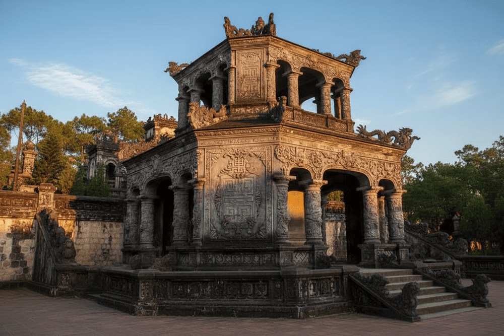 Vietnam Airlines | Mausoleum of Emperor Khai Dinh: Unique Blend of East ...