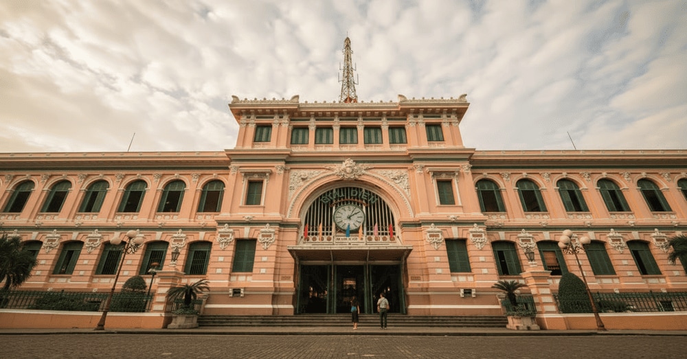 Vietnam Airlines | Visit Saigon Central Post Office: A Timeless French ...