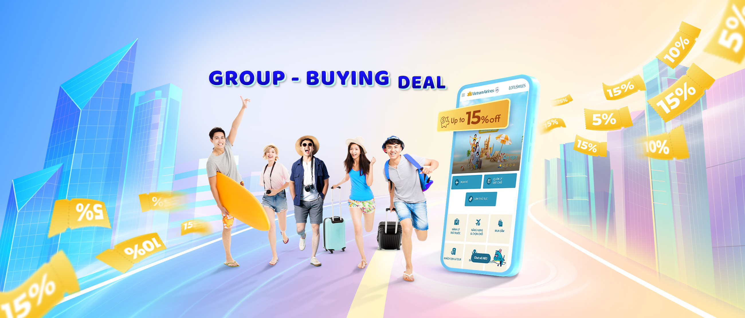 Group Buying Specials - Up To 15% Off